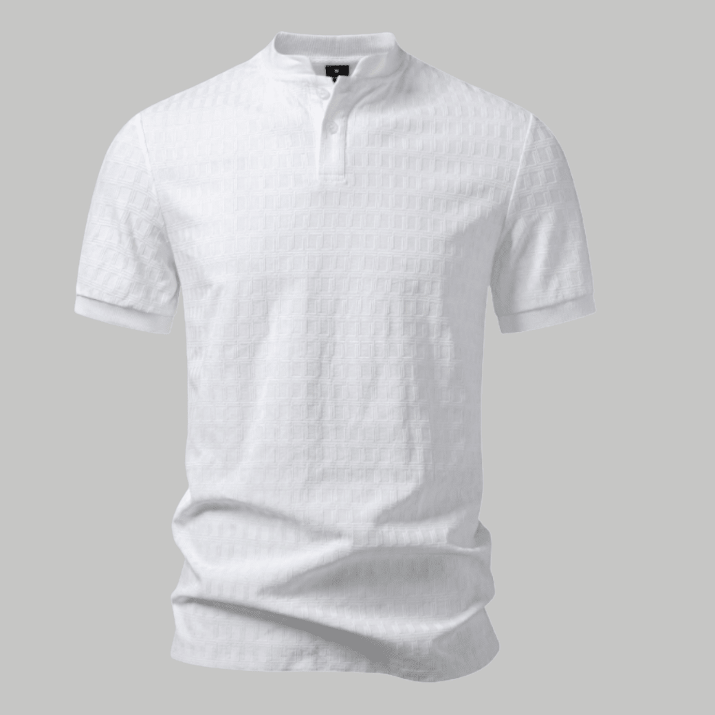Classic Textured Summer Polo Shirt – Montford & Co